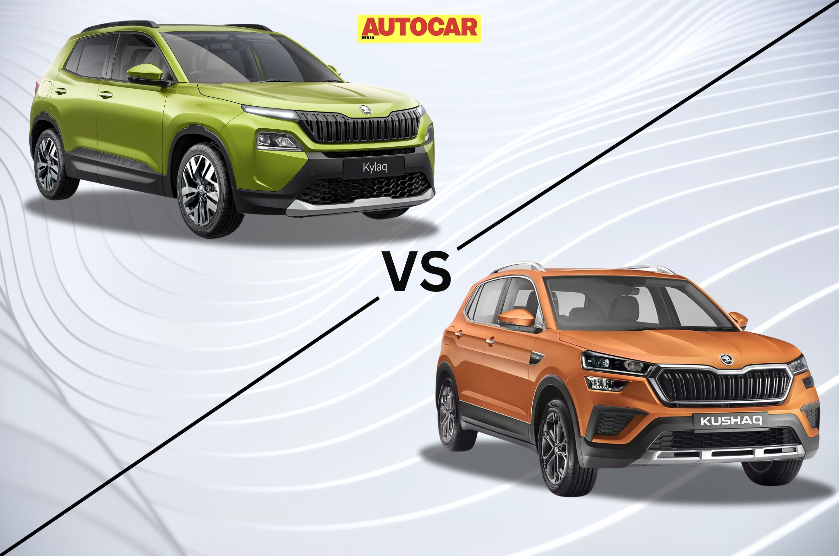 Skoda Kylaq and Kushaq differences, similarities explained; price, features, dimensions ...